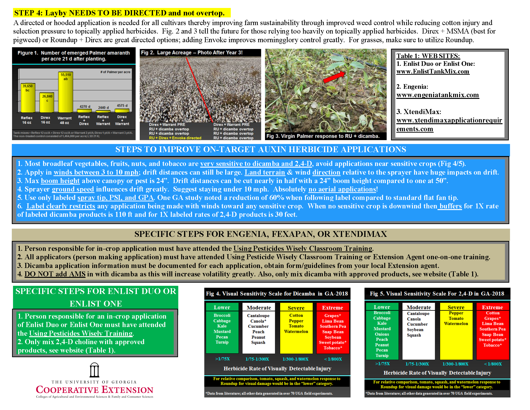 Palmer Amaranth Control in Cotton in 2018 – Laminated Handout | UGA ...